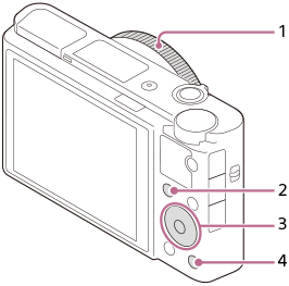 DSC-RX100M7A | Help Guide | Assigning frequently used functions to buttons (Custom Key)