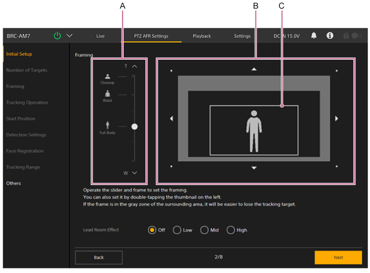 BRC-AM7 | Guía de Ayuda | Configuración de los ajustes iniciales de ...